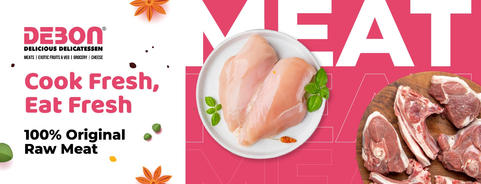 Debon Gourmet Store in Noida Fresh Chicken | mutton | Sea food